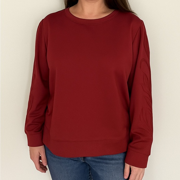 Chico's | Tops | Indigo Thread Co Red Blouse | Poshmark